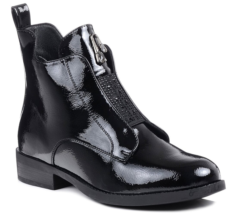 Botki damskie jesienne ocieplane Barski 75-120 | e-Obuwniczy.pl