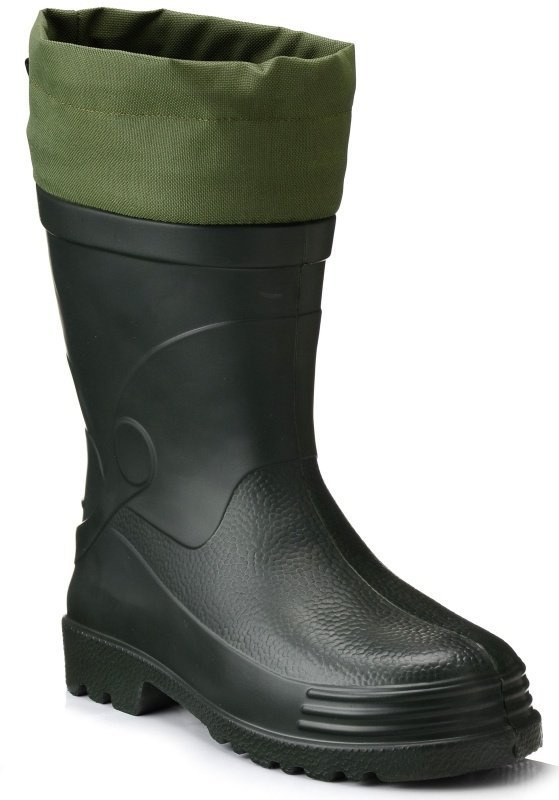 Kalosze męskie ocieplane piankowe lekkie ciepłe zielone Lemigo Wader ...